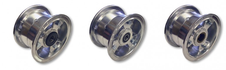 Azusa’s 5″ “Tri-Star” Aluminum Wheels